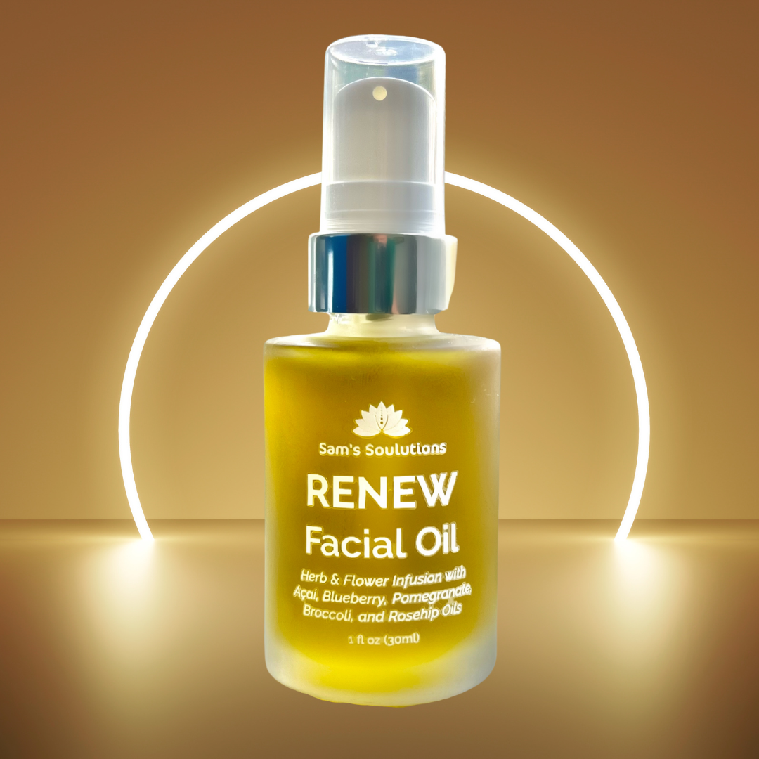RENEW Facial Oil – Sam's Soulutions Plant-Based Skincare