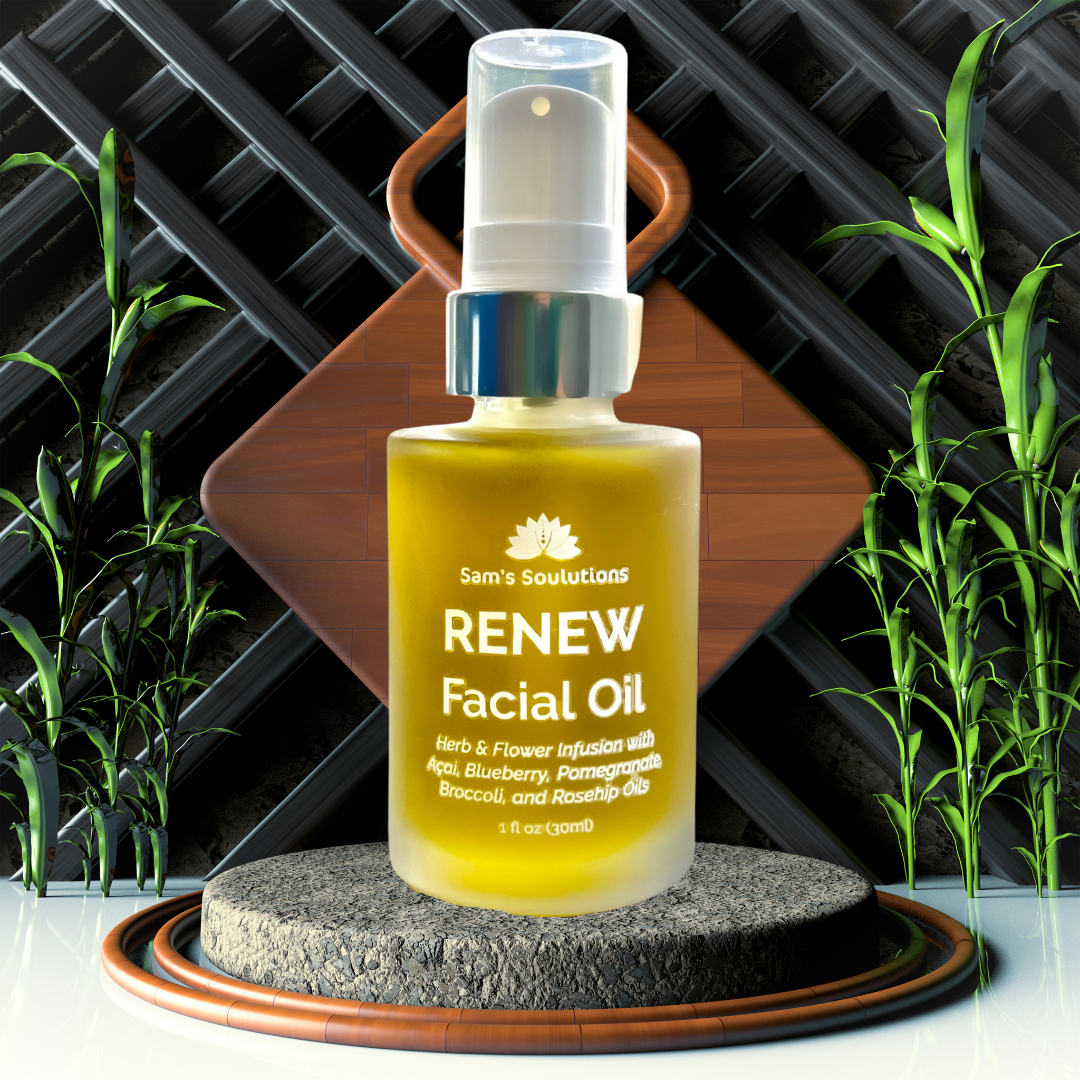 RENEW Facial Oil – Sam's Soulutions Plant-Based Skincare
